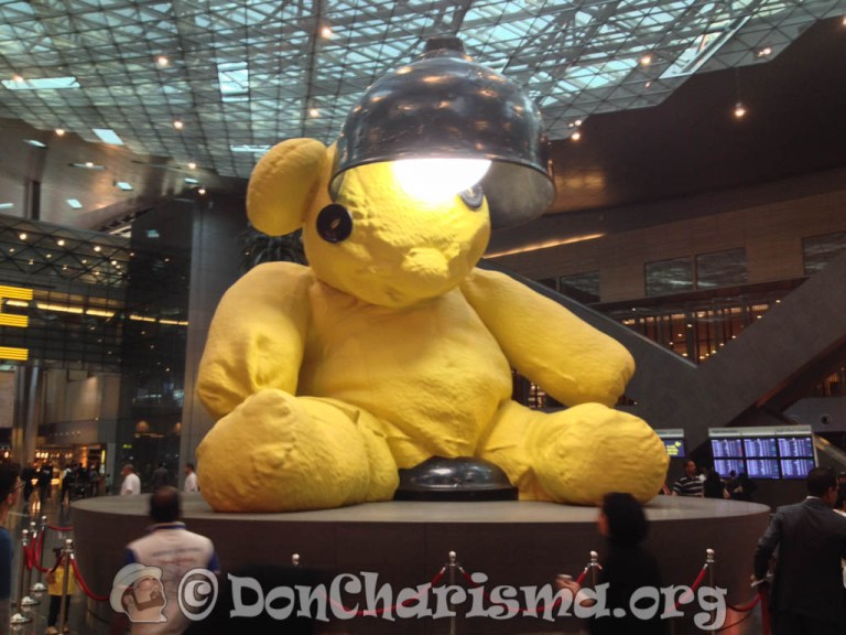 Doha Airport Teddy Bear – Don Charisma